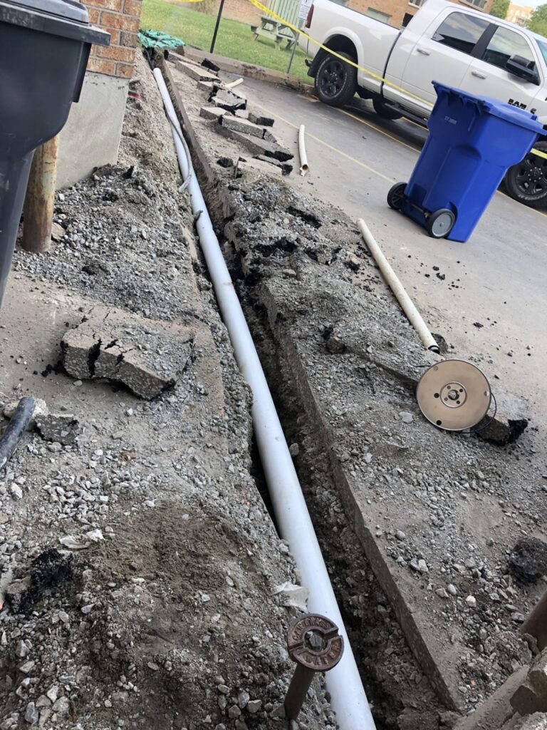 Repairing pvc Irrigation Pipe - The Sprinkler Company Inc.