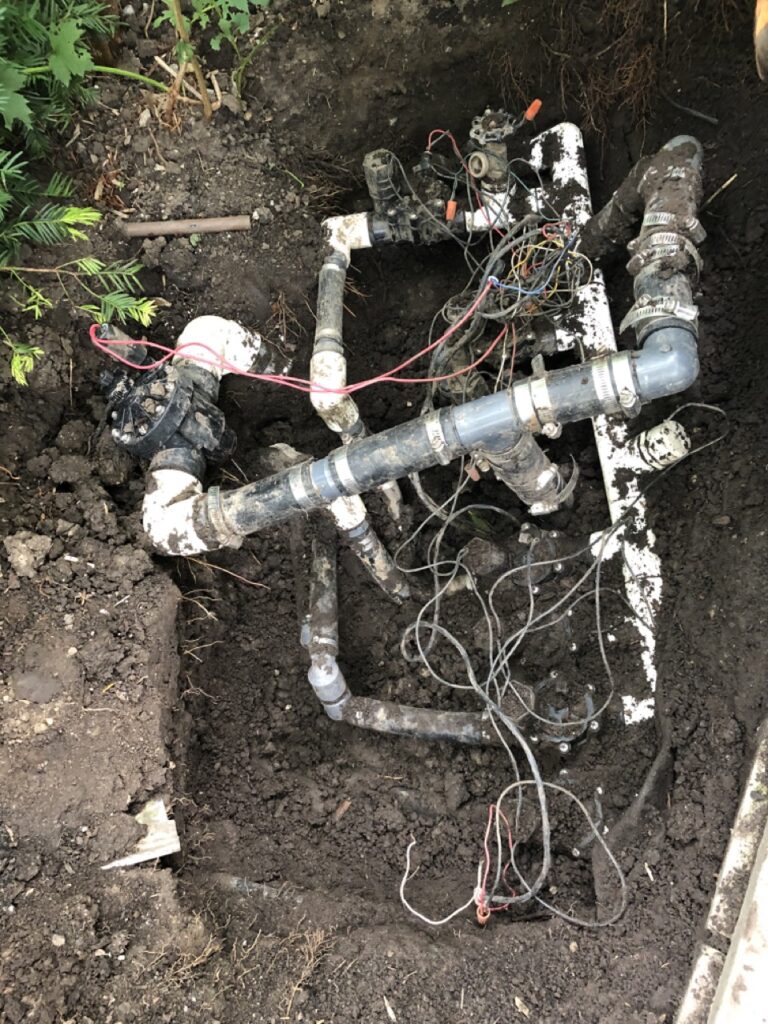Repairing pvc Irrigation Pipe - The Sprinkler Company Inc.