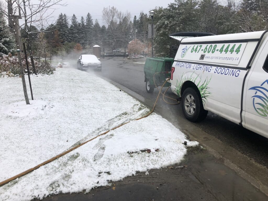 Etobicoke Irrigation Winterization - The Sprinkler Company Inc.