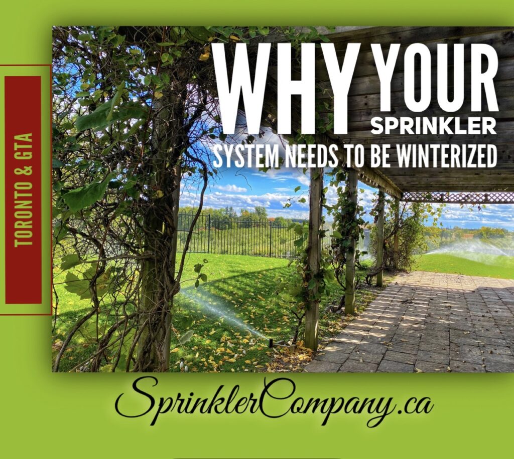 Toronto Irrigation Blowout - The Sprinkler Company Inc.
